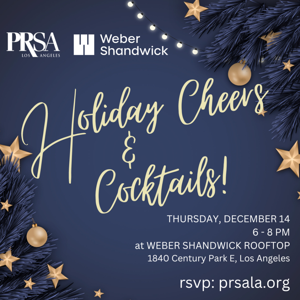 PRSA-LA Holiday Cheers & Cocktails | PRSA-LA