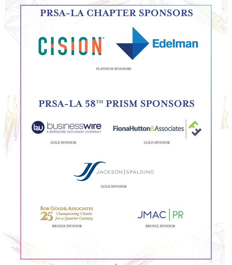 58th PRism Awards | PRSA-LA