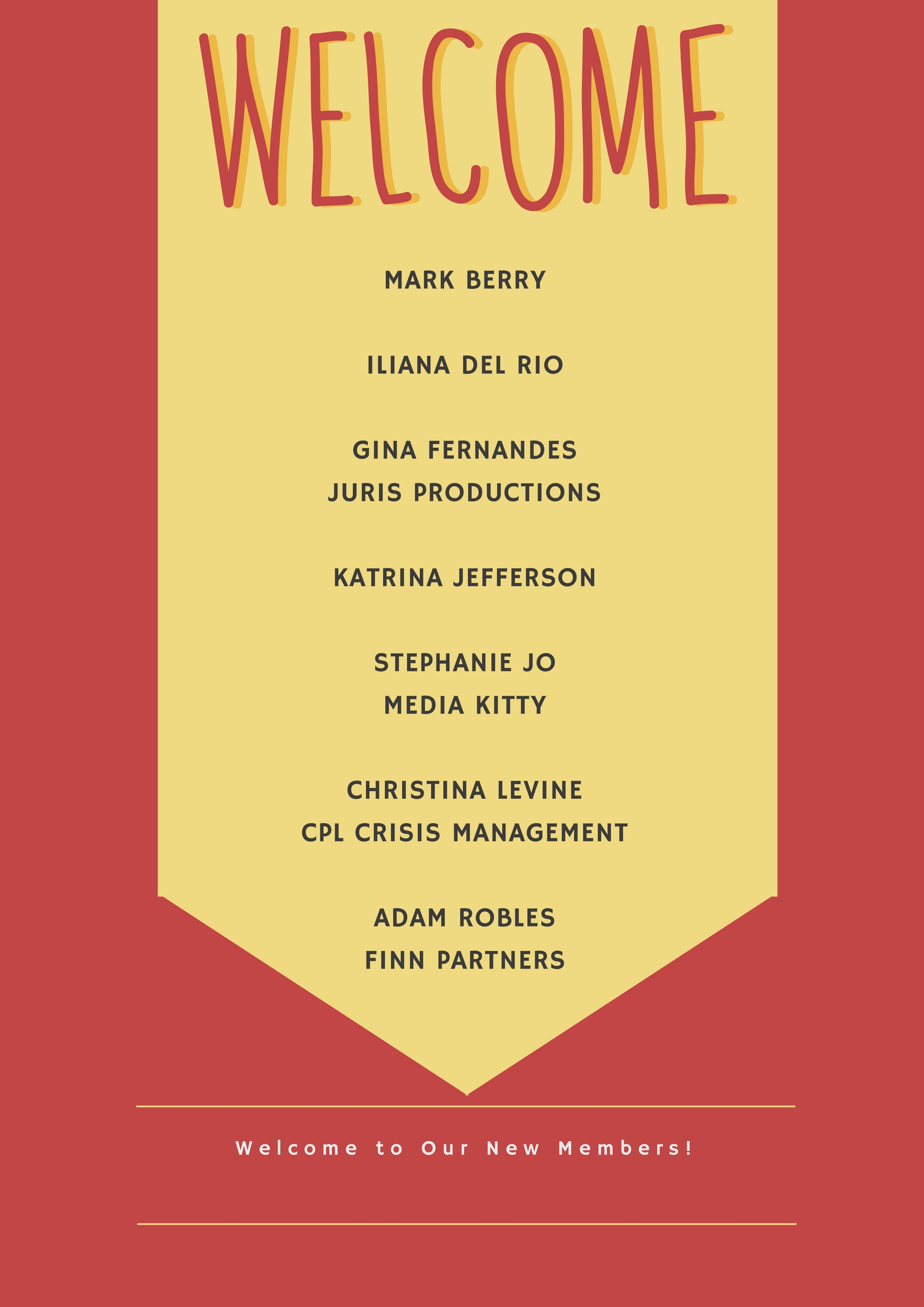 Welcome to Our New Members! | PRSA-LA