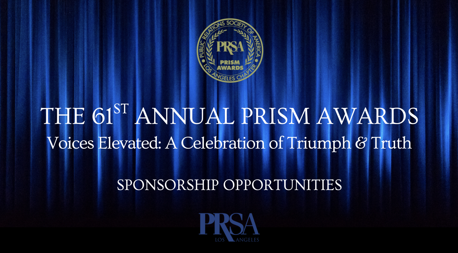 61st PRism Awards Sponsorship | PRSA-LA